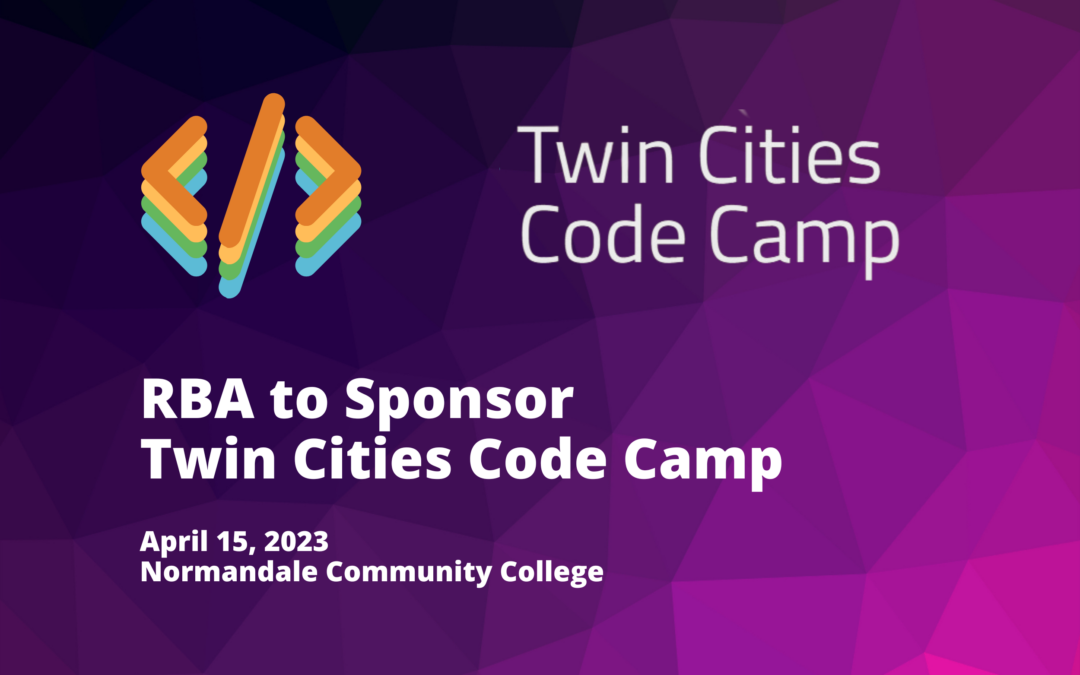 RBA to Sponsor Twin Cities Code Camp - RBA